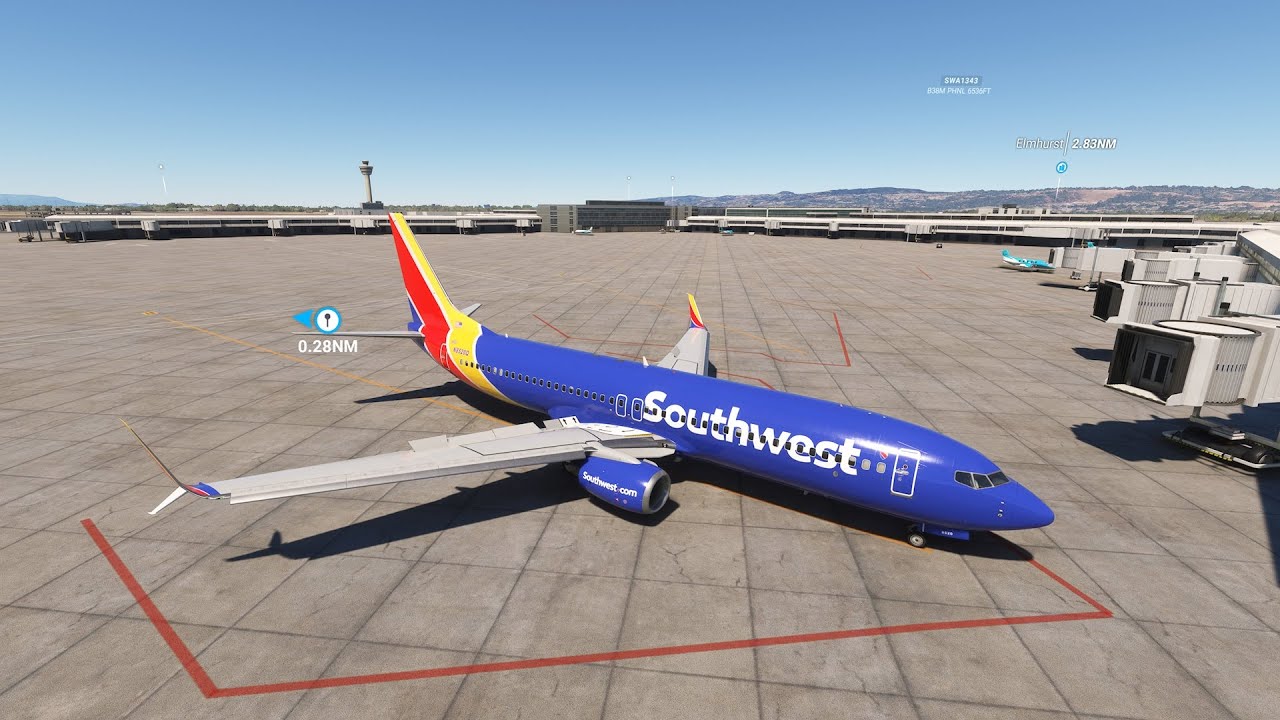 FS2020 Southwest Airlines PMDG 737-800 Long Beach - Oakland WN4208 ...