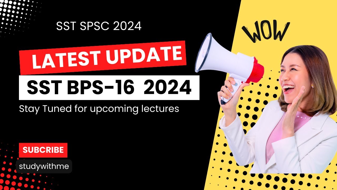 SST Test Latest Update 2024 | SST bps-16 | SPSC Test | Studywithme ...