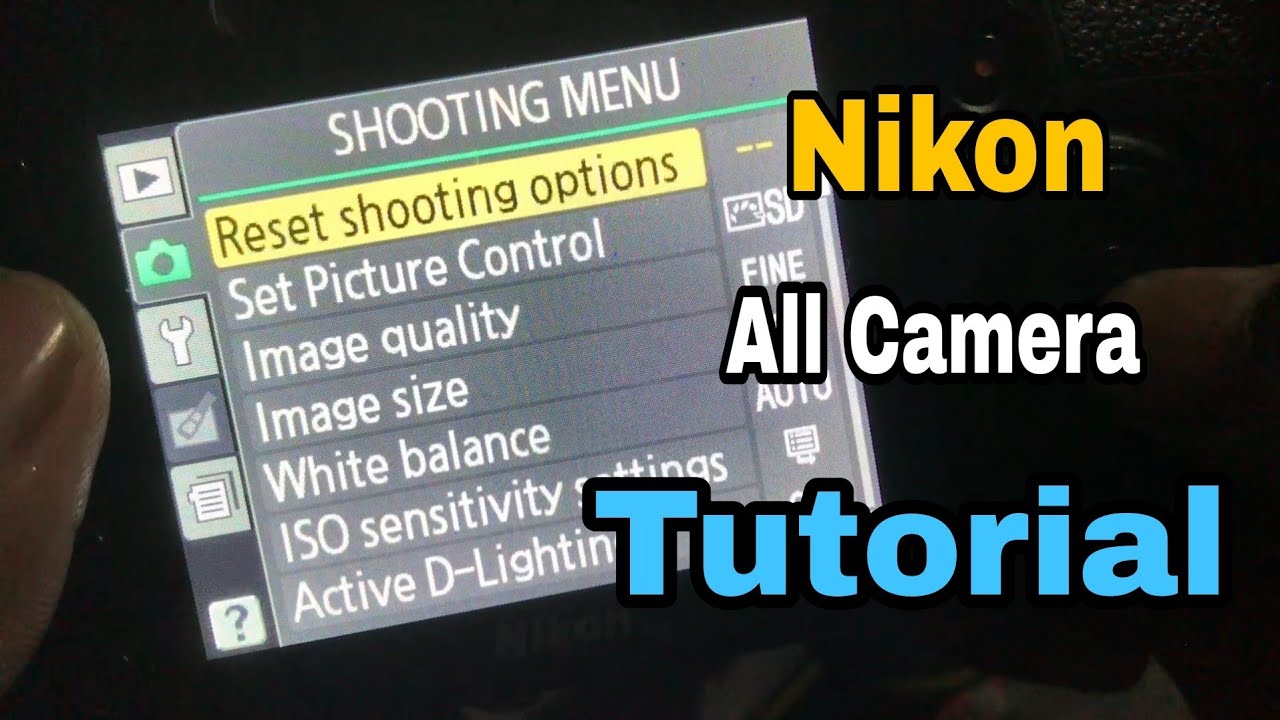 Nikon D5600 D5300 D3500 D3200 All Nikon Camera Tutorial in (Hindi) 2023 ...