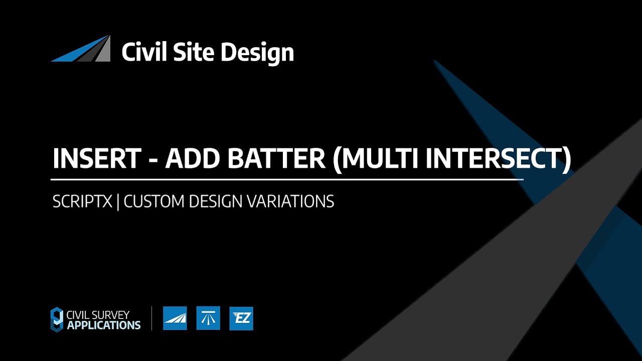 Civil Site Design - Custom Variation | Insert - Batter/Daylight to ...