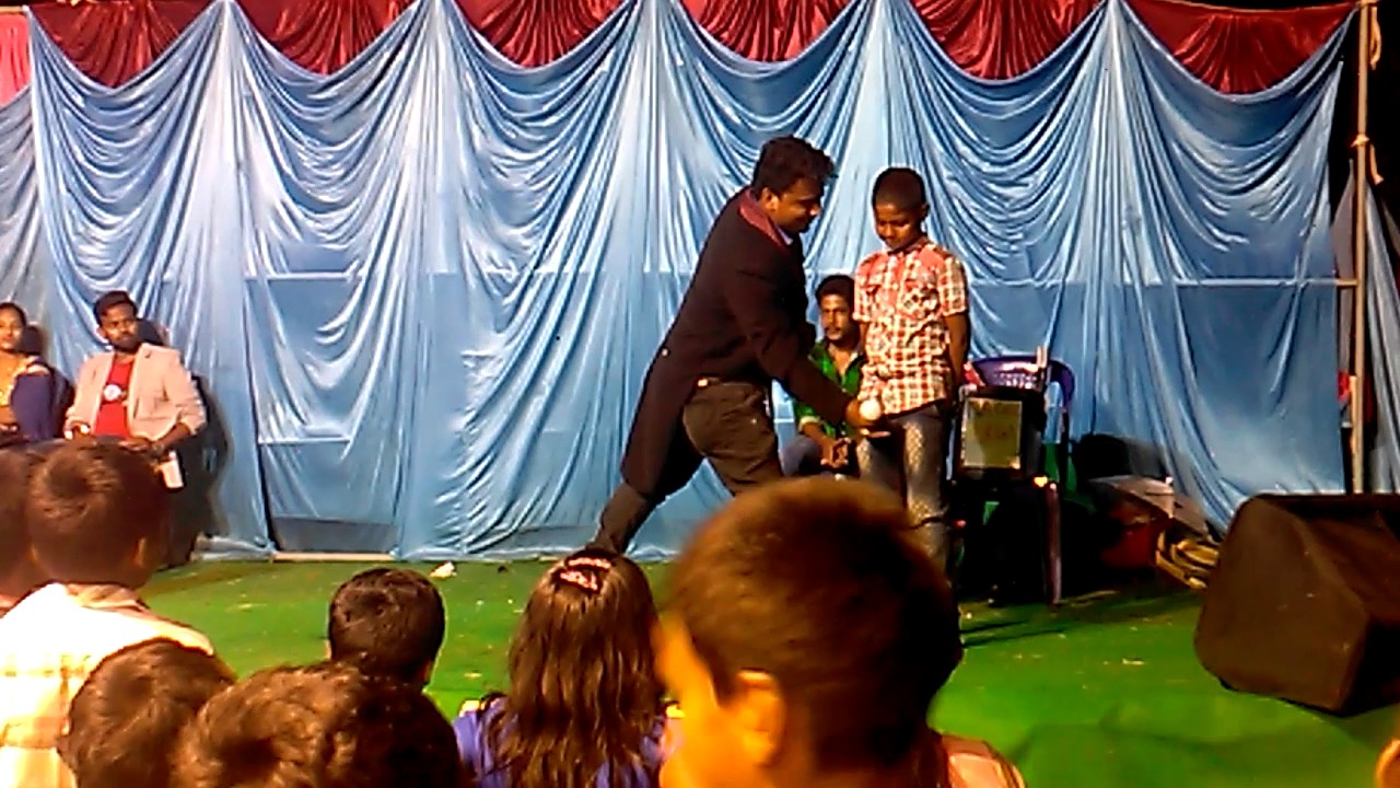 Magic show in a village festival - YouTube
