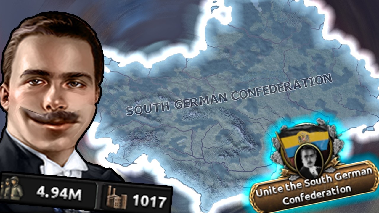 I Formed the South German Confederation as Czechoslovakia in HOI4 ...