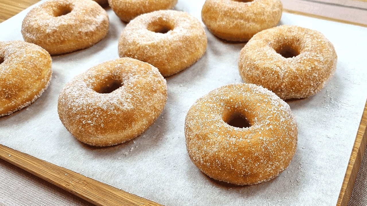 How to Make Perfect Donuts WITHOUT Eggs🍩EASY Eggless Donuts Recipe ...