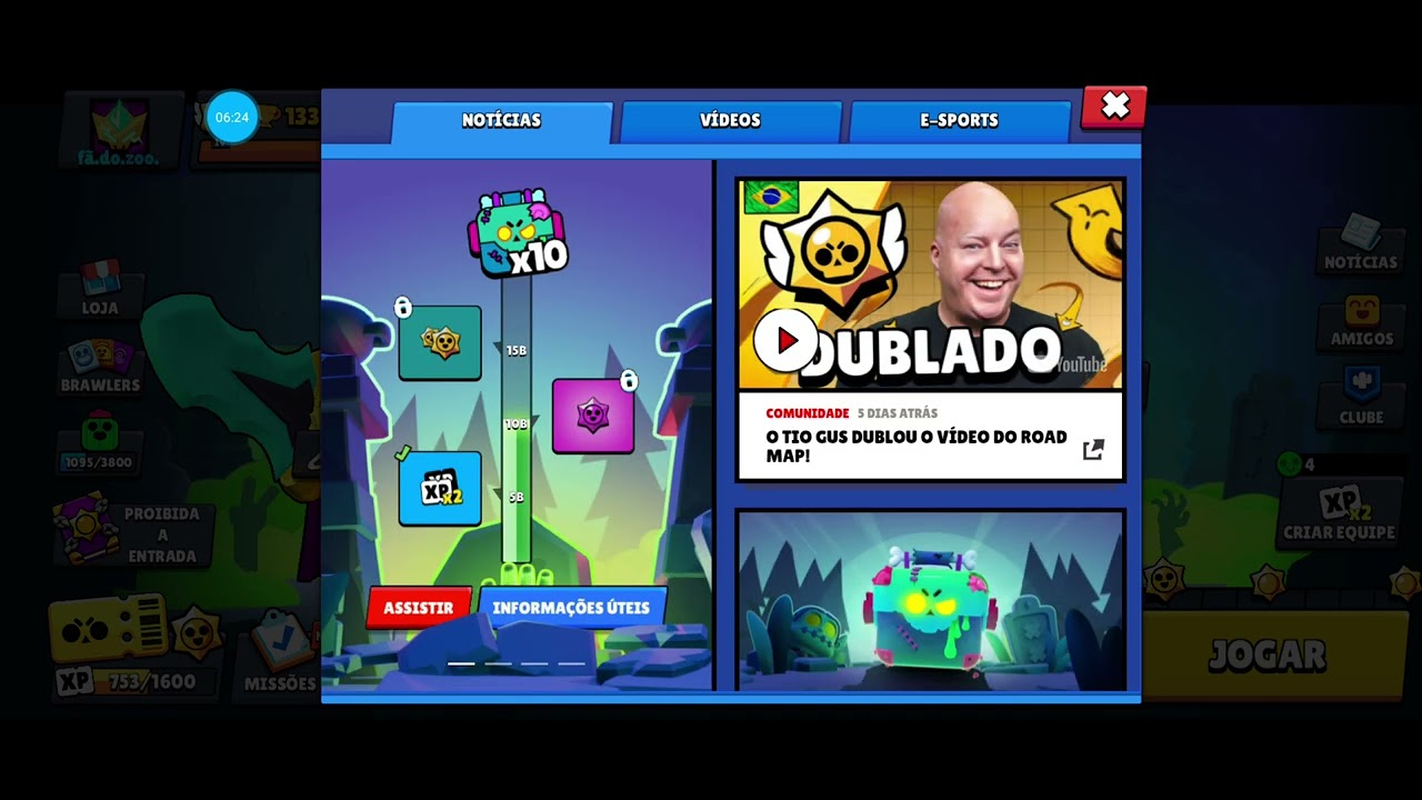 vídeo de brawl como sempre (nn sei editar) - YouTube