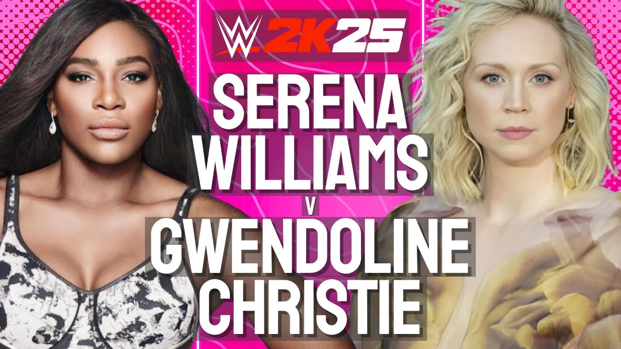 💥 Serena Williams v Gwendoline Christie - Singles Wrestling Match | WWE ...
