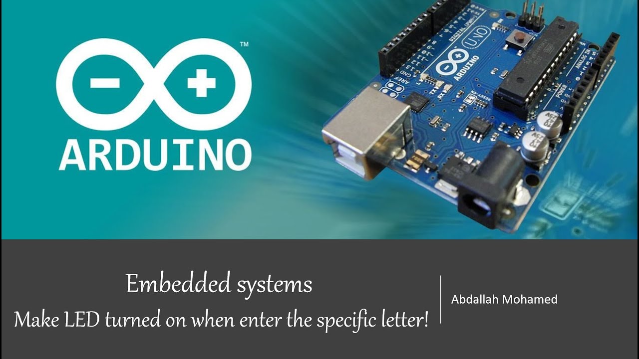 Embedded systems || Make the LED turned on when enter the specific ...