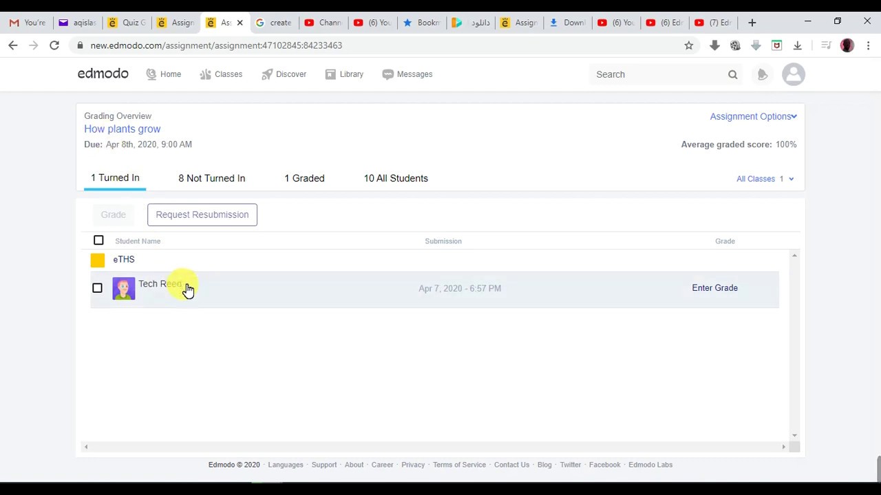 Edmodo Teacher 6 - How teachers can view and grade turned in Edmodo ...