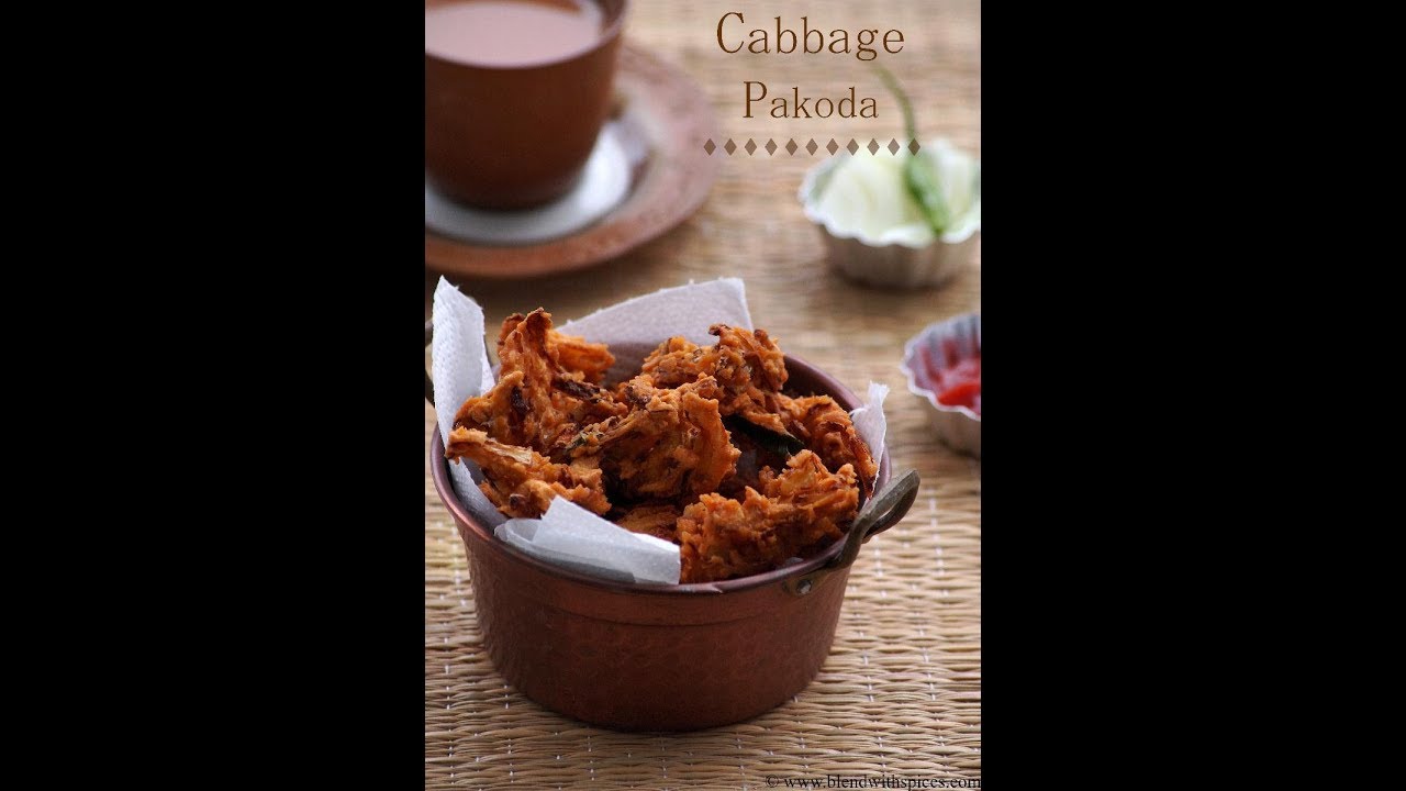 Crispy Cabbage Pakoda Recipe - Andhra Style Cabbage Pakodi Recipe - YouTube