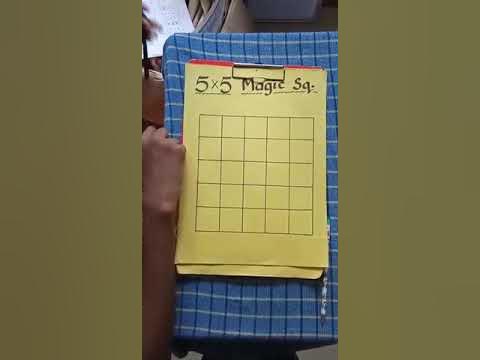 5 x 5 Magic square - YouTube