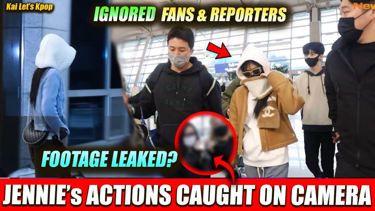 How Jennie is being Accused of Being Rude to Journalists at The Airport ...