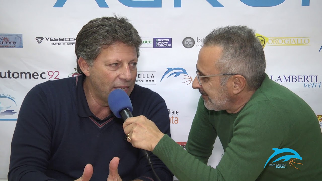 INTERVISTA DOPO GARA NEW BASKET AGROPOLI vs PALLACANESTRO ANGRI A COACH ...