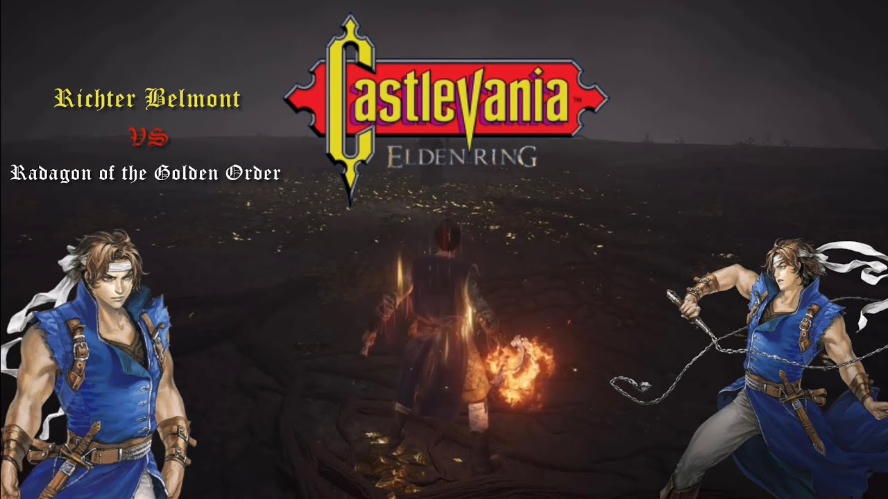 Elden Ring - Castlevania (Richter Belmont vs Radagon - NO DAMAGE, WHIP ...