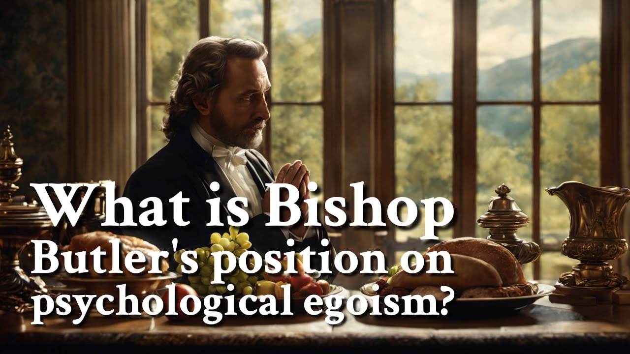 What is Bishop Butler's position on psychological egoism? | Philosophy ...