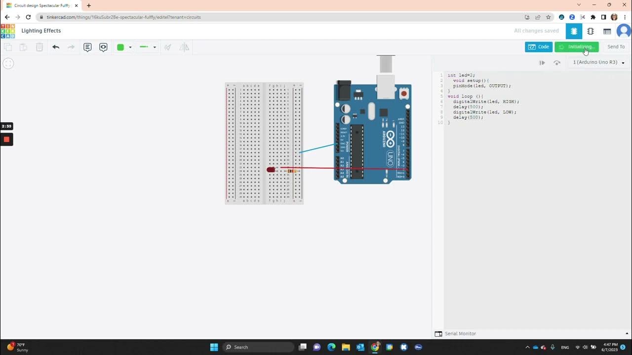Arduino UNO LED Code Explanation - YouTube