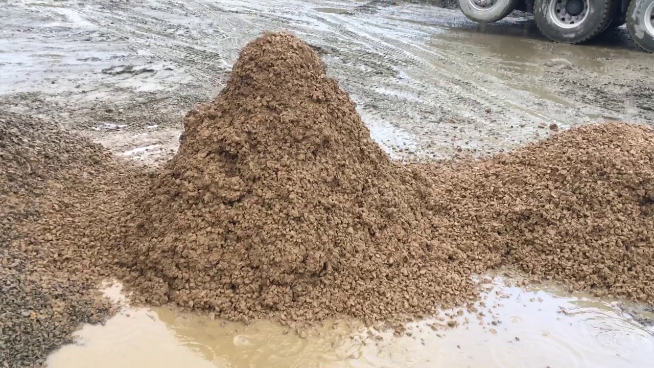 Screening Dirty Limestone - YouTube