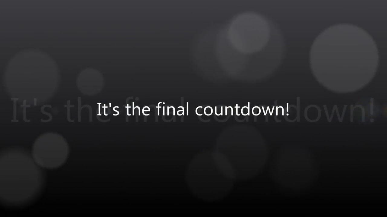 The Final Countdown Europe Lyrics - YouTube Music