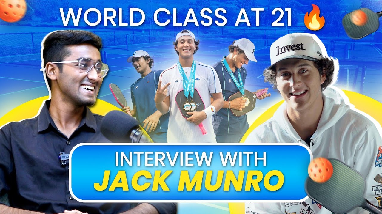 Jack Munro: 21 Year Old Pro Pickleball Champion Interview | #1 in # ...