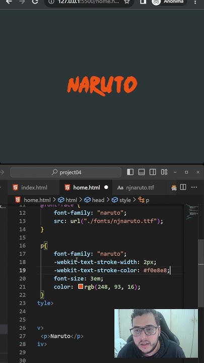 Como colocar contorno em textos no html/css? #shorts #coding #code #html5 #css - YouTube