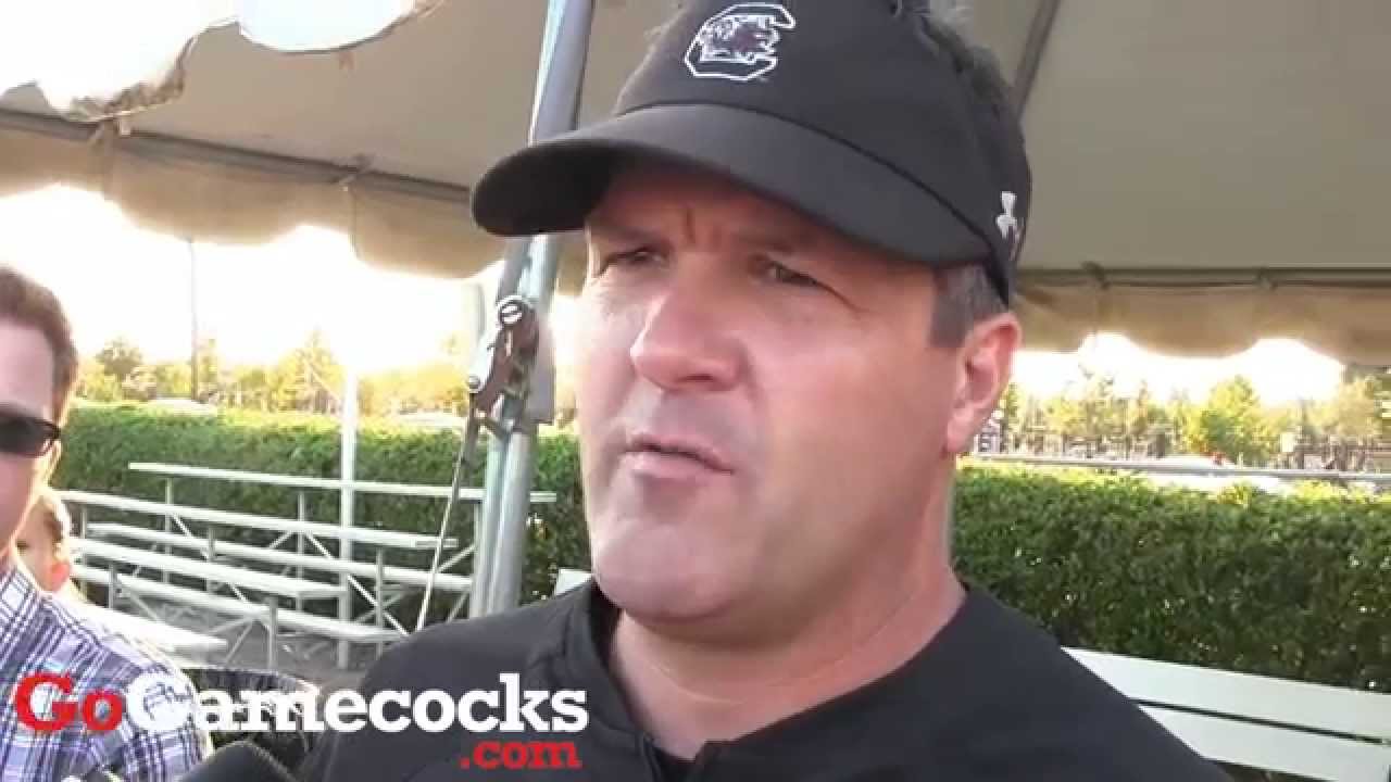 Kirk Botkin after Sept. 30 Gamecocks practice - YouTube