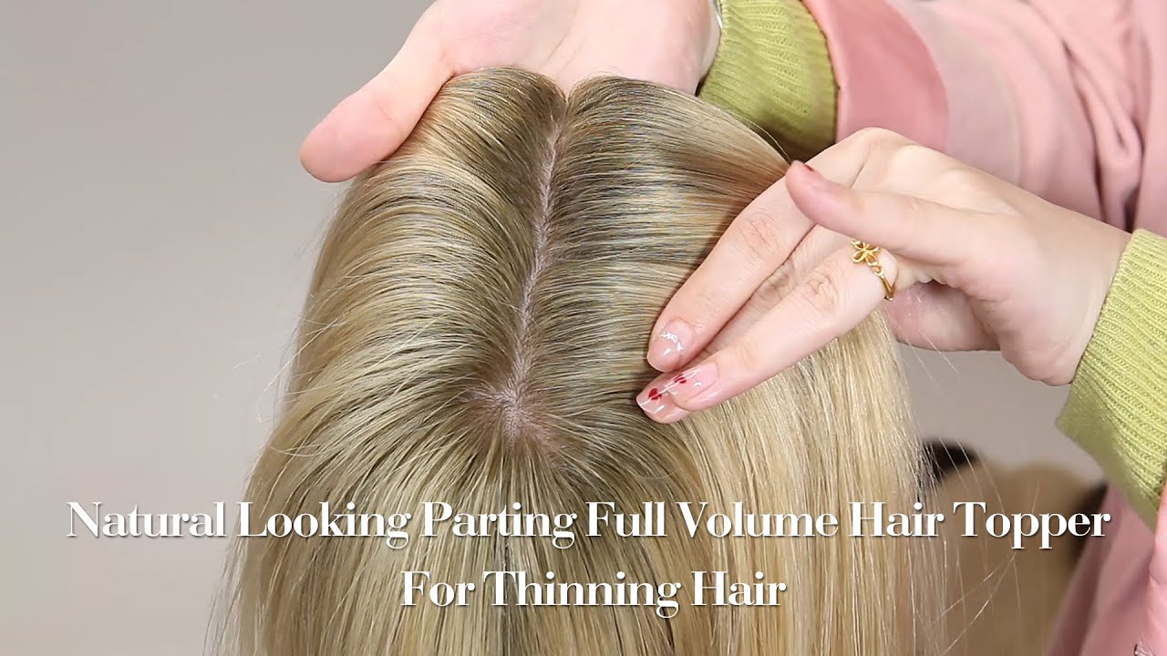 Natural Looking Parting Full Volume Hair Topper For Thinning Hair # ...