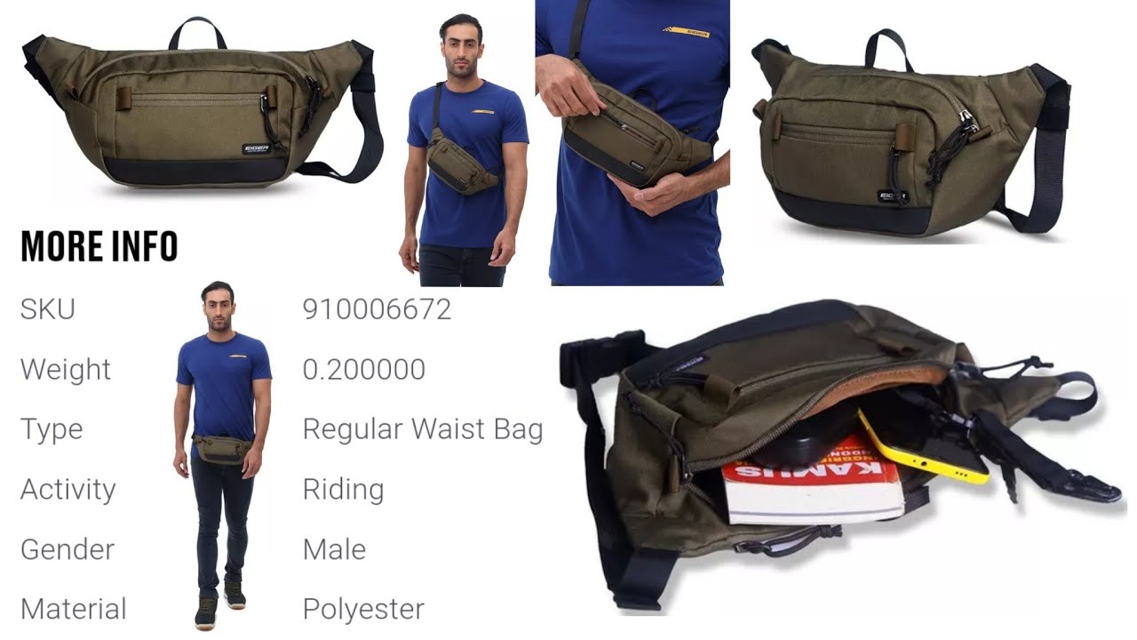 EIGER CLUTCH 1.0 WAIST BAG RD 3L OLIVE || 910006672 || REGULAR WAIST ...
