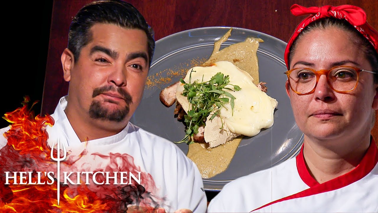 Mexican Chef Devastated To Lose Enchilada Challenge | Hell's Kitchen ...