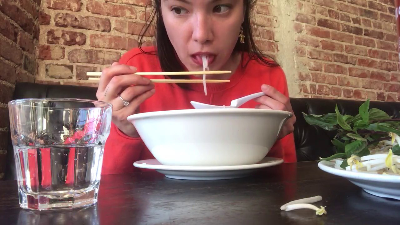 Anna Eating Pho - YouTube