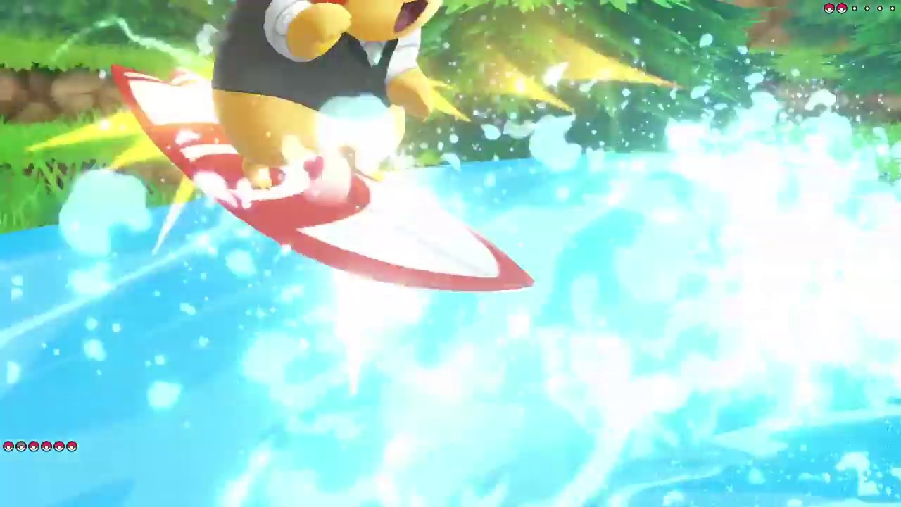 Pikachu Splishy Splash - Pokemon Lets Go - YouTube