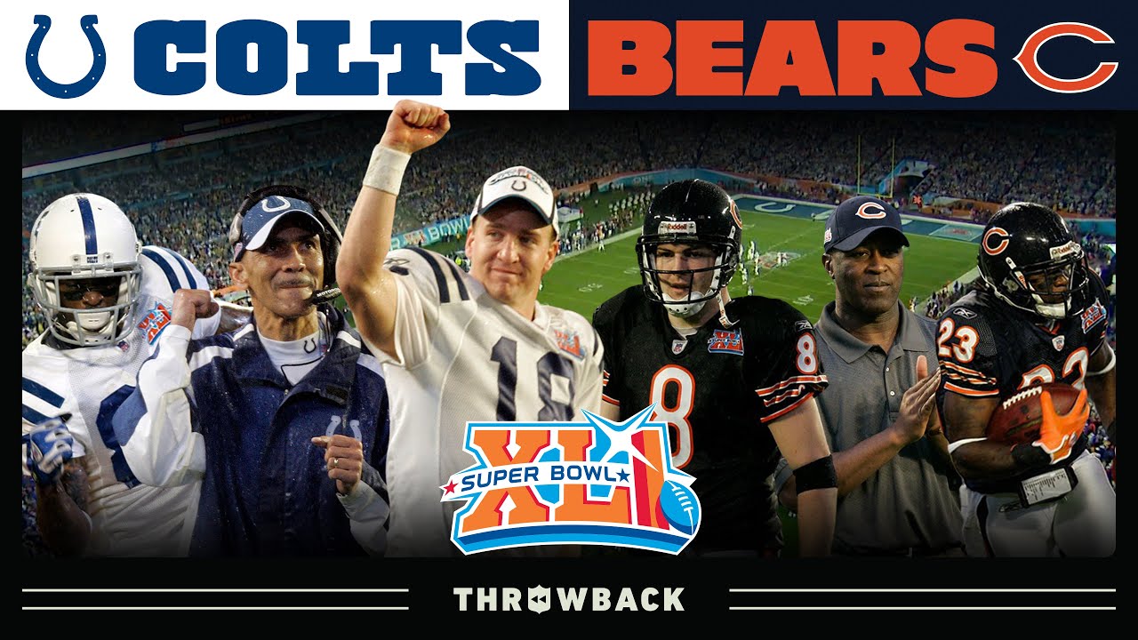 The Weirdest Super Bowl QB Matchup! (Colts vs. Bears, Super Bowl 41 ...