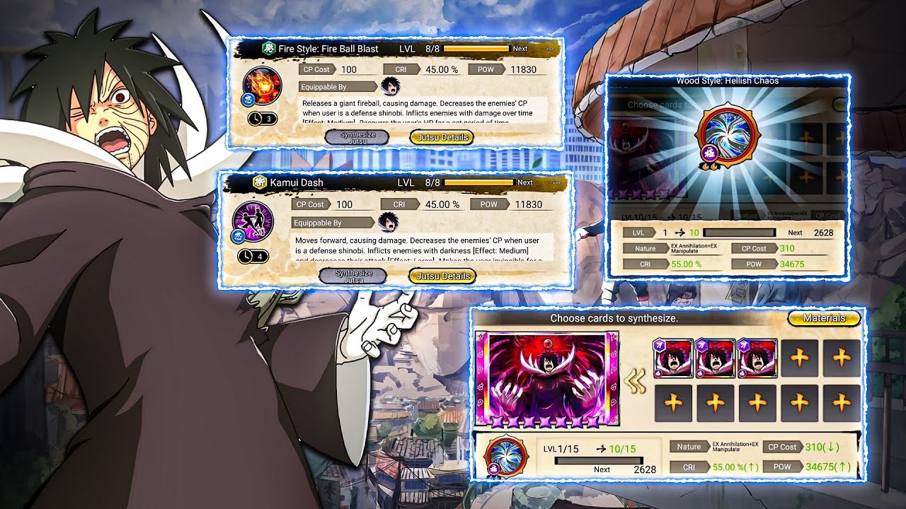 NxB NV : Maxing Out All Obito (Rampage) Jutsu And Ex Ult 🔥 Is Obito ...