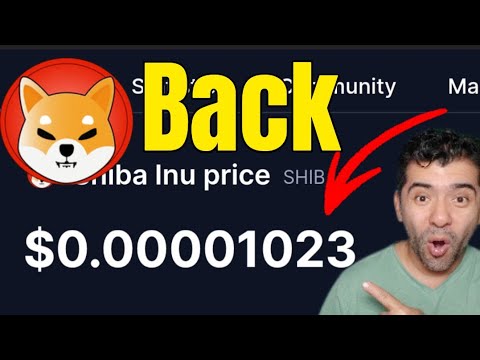 Breaking News Shiba INU BACK $0.000010 - YouTube