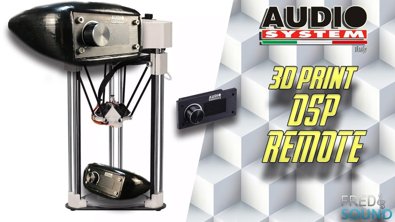 CAR AUDIO 3D PRINT Audiosystem A-DSP Remote Control Base (INT) - YouTube