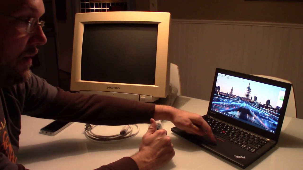 Micron Home MPC - First power up of the Micron 17FGx 17" VGA monitor ...