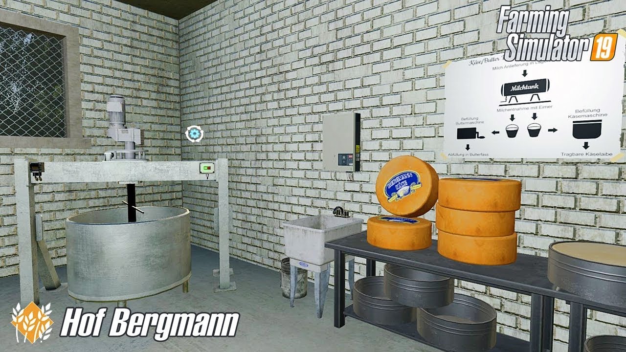 Produkcja sera. - Hof Bergmann FS19 ☆ Farming Simulator 19 ☆ #10 ㋡ ...