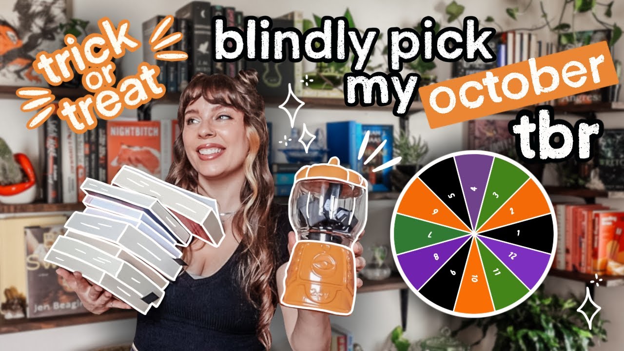 BLINDLY choosing my October tbr 🙈🫙👻 prompts + number wheel | OCTOBER ...