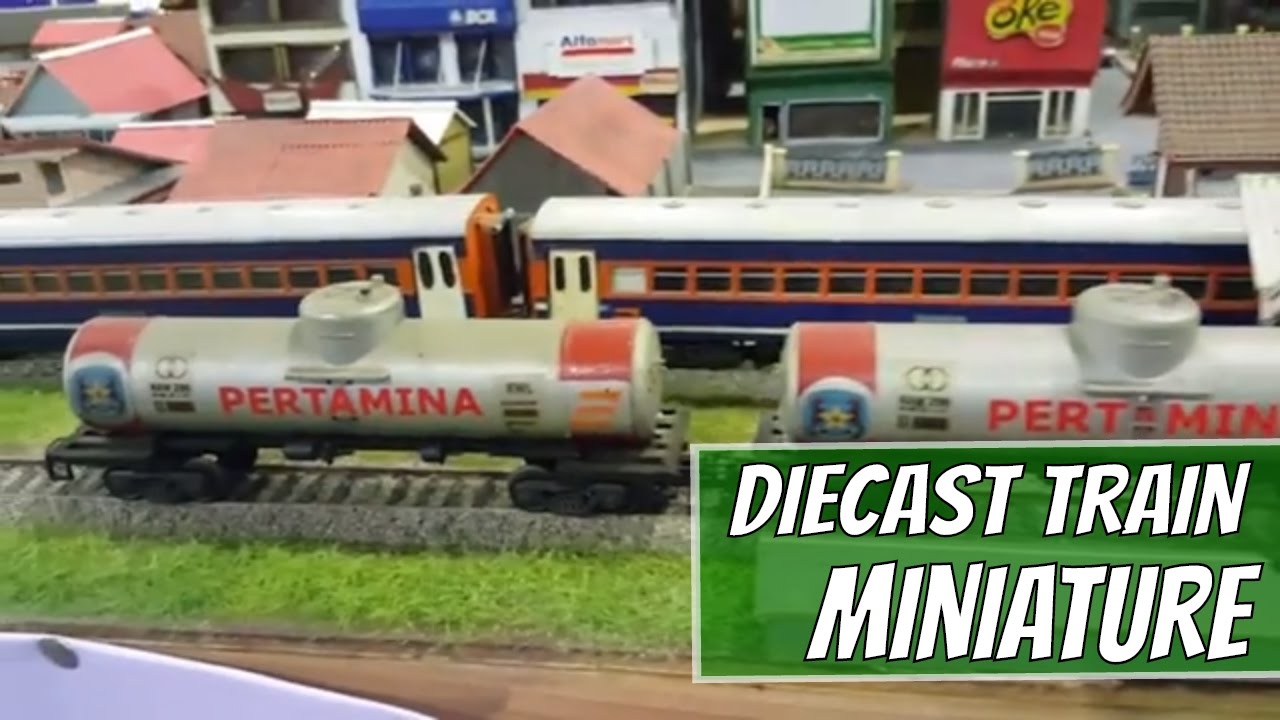 Diecast Train Miniature | Indonesia Diecast Expo 2016 Event - YouTube