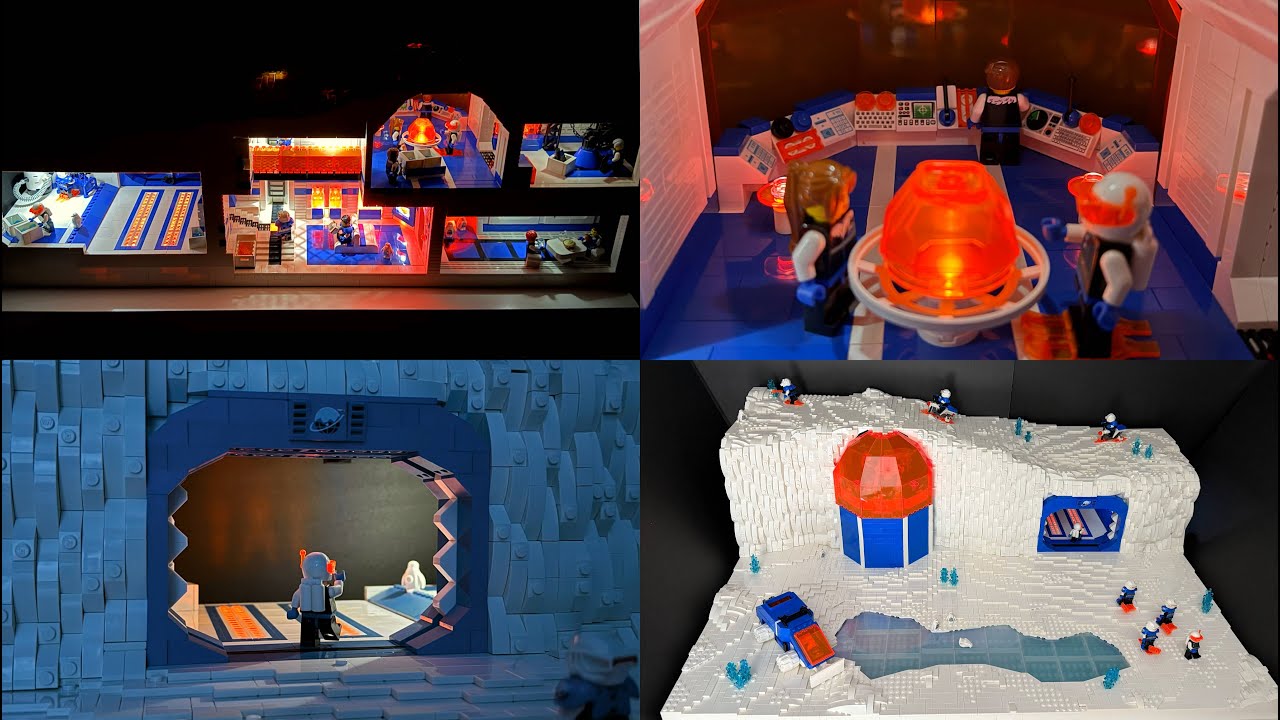 Lego Ice Planet Research Base MOC - YouTube