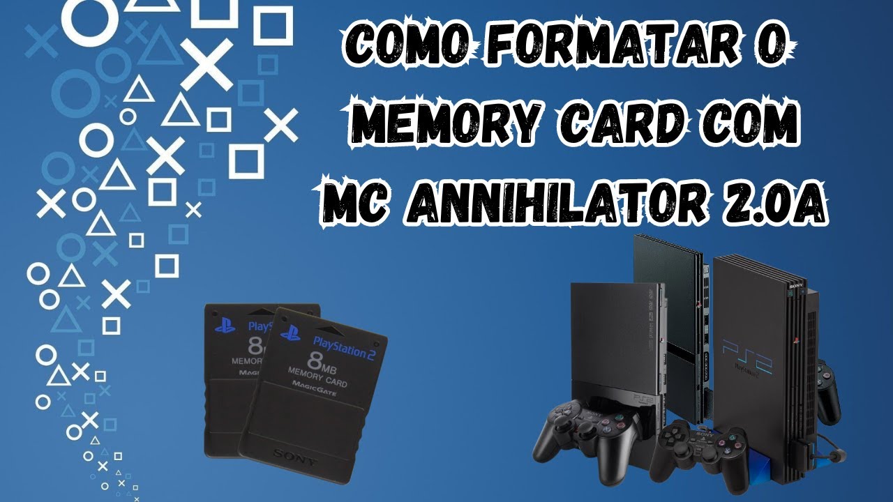 Formate Memory Cards do PS2 e Corrija Problemas com MC Annihilator 2.0a ...
