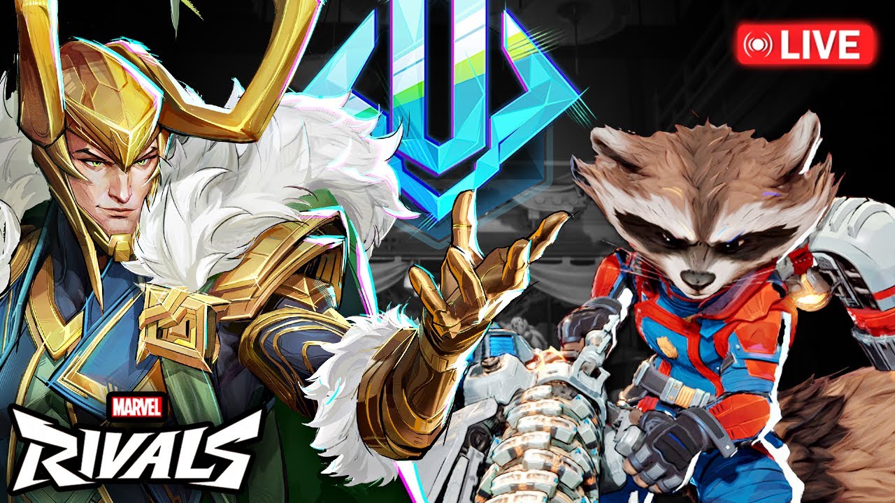 🔴 LIVE - Marvel Rivals | ROAD TO GRANDMASTER! (Rocket, Loki & Invisible ...