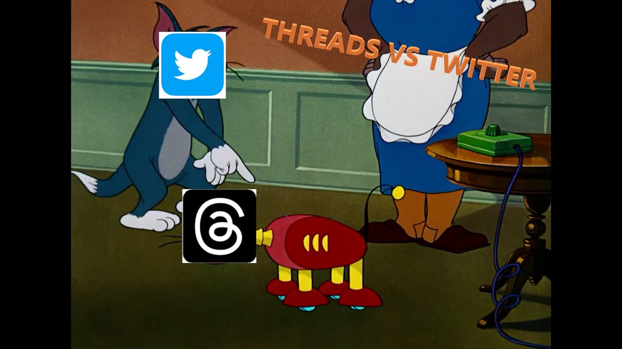 twitter vs threads Tom and Jerry meme - YouTube