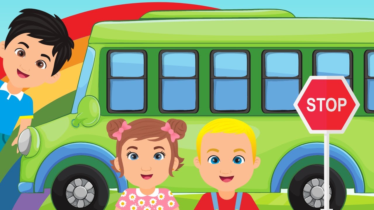 The Wheels on the Bus | Bibi & Nona Tv | Nursery Rhymes & Kids Songs ...
