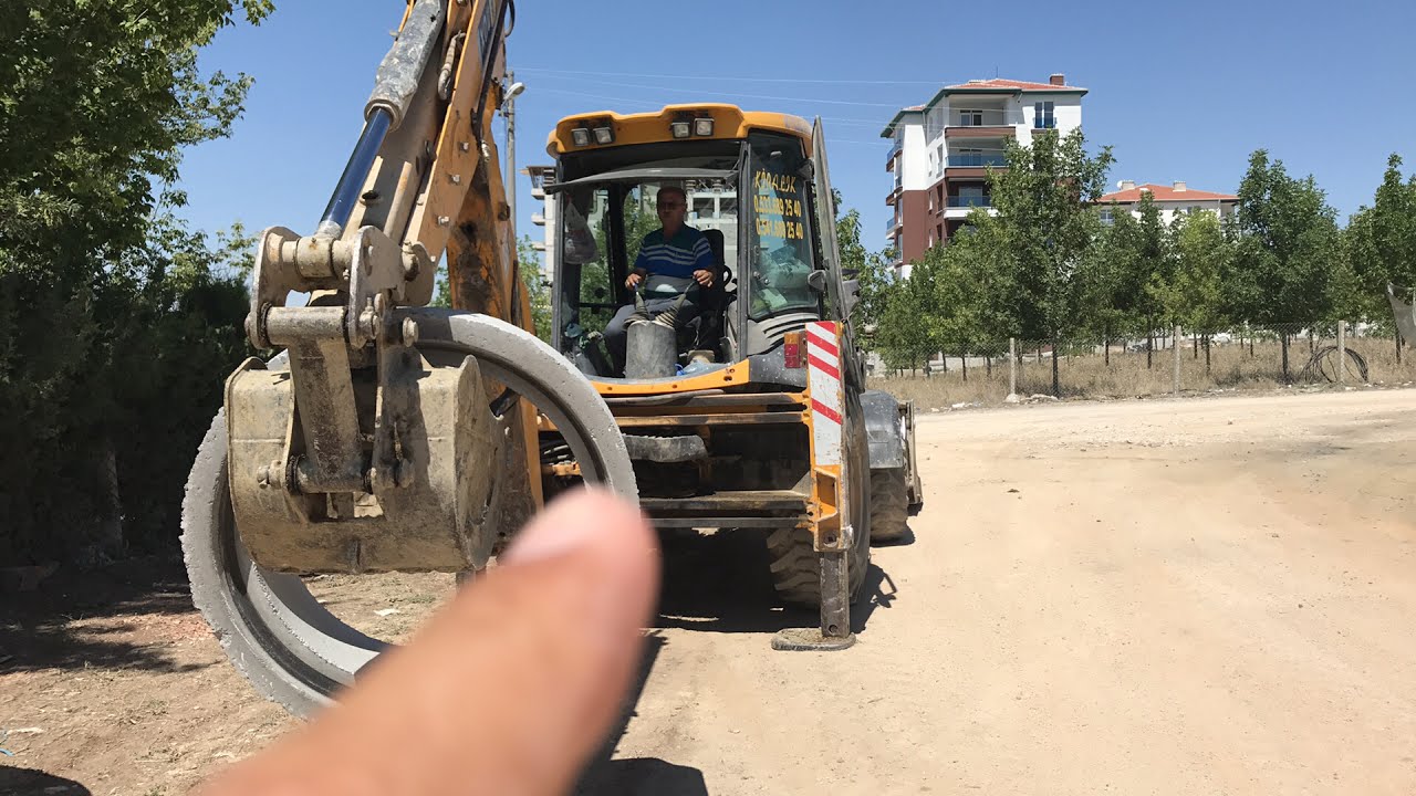 JCB 3CX BEKO LODER Çalışıyor jcb iş makineleri Jcb backhoe loaders work ...