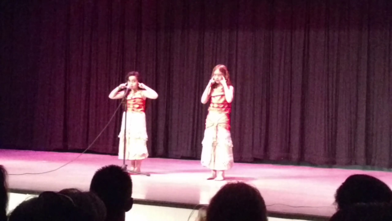 Gabi and Addie at talent show - YouTube