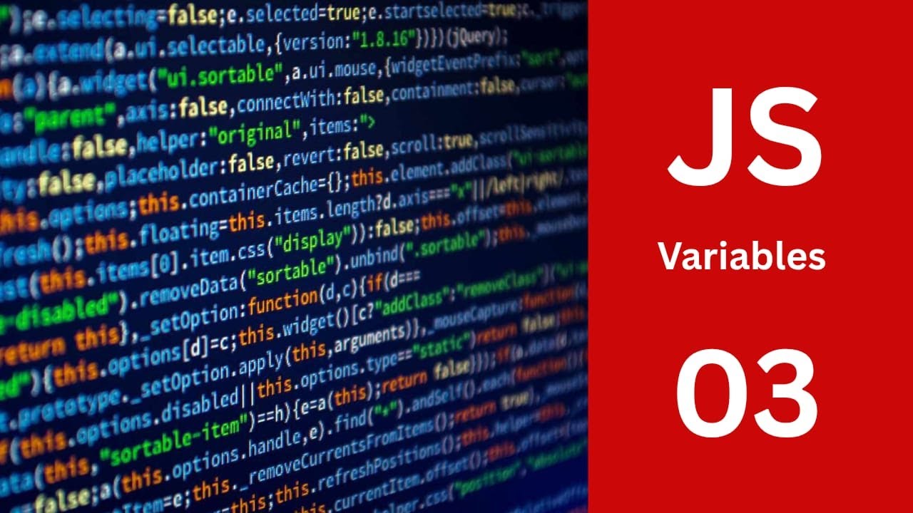 javascript Variables || javascript tutorials playlist - YouTube