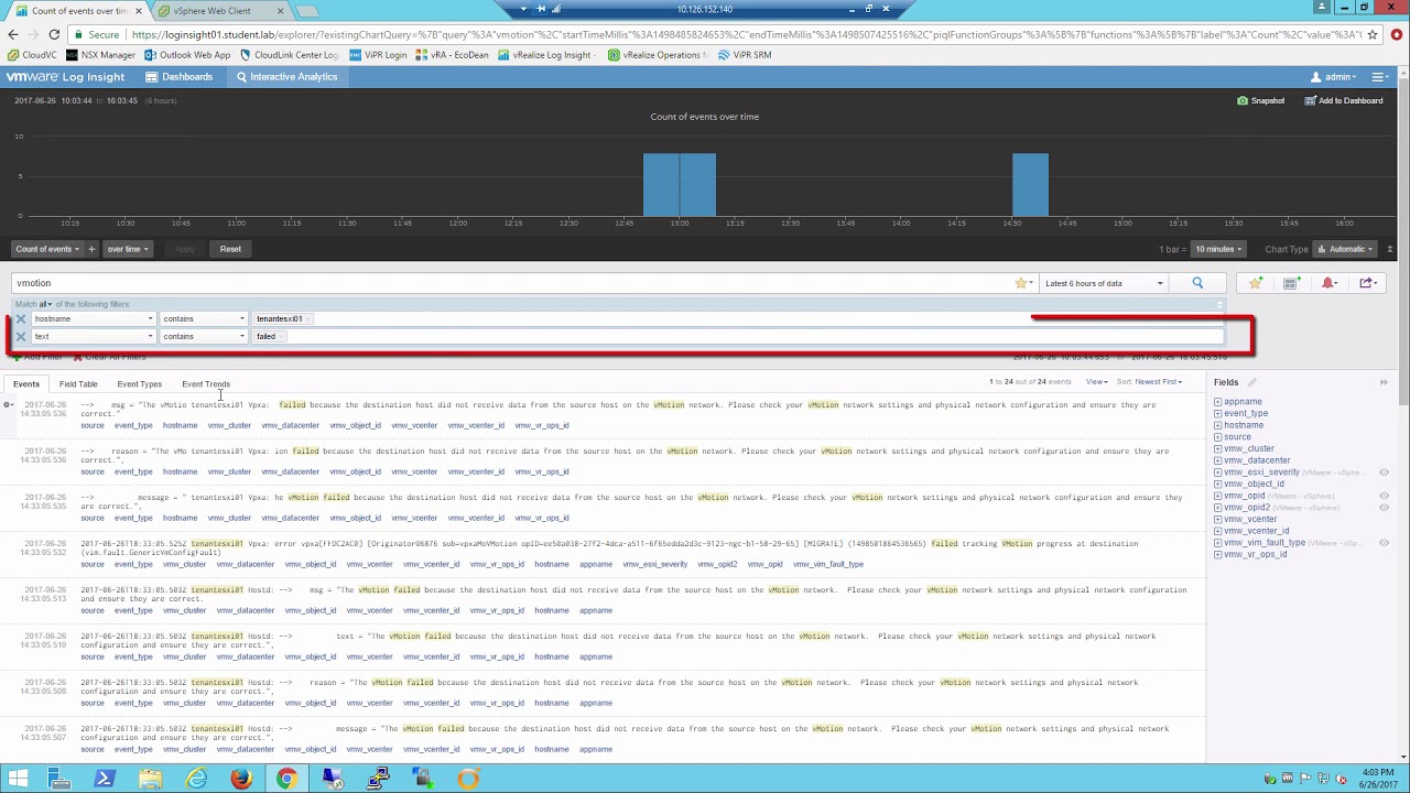 Log Insight - Customize Dashboard and Queries - YouTube