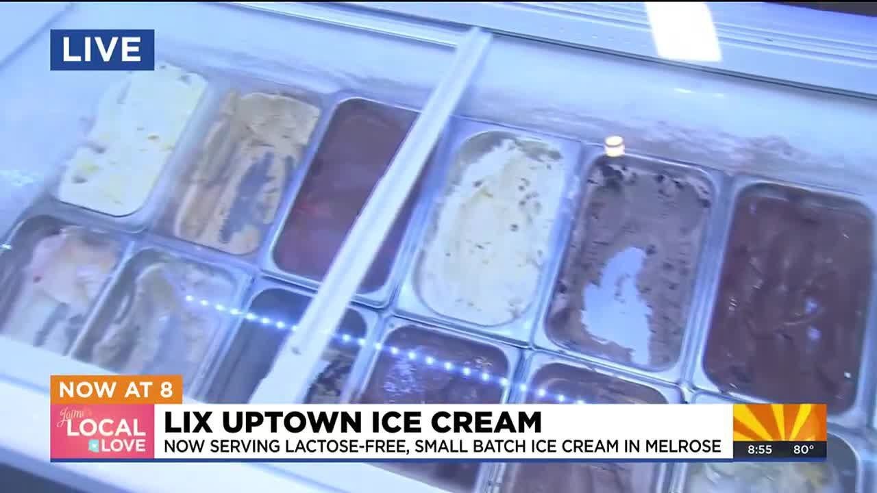 LIX serving delicious lactose-free ice cream in central Phoenix - YouTube