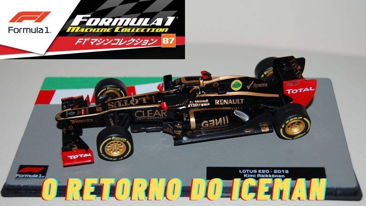 Formula 1 Machine Collection #87 Lotus E20 Renault Kimi Räikkönen 2012 ...