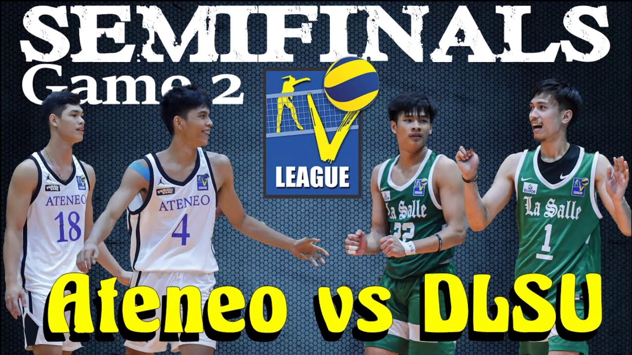 Ateneo vs DLSU • 2023 V-League SEMIFINALS Game 2 • Sep 22, 2023 - YouTube