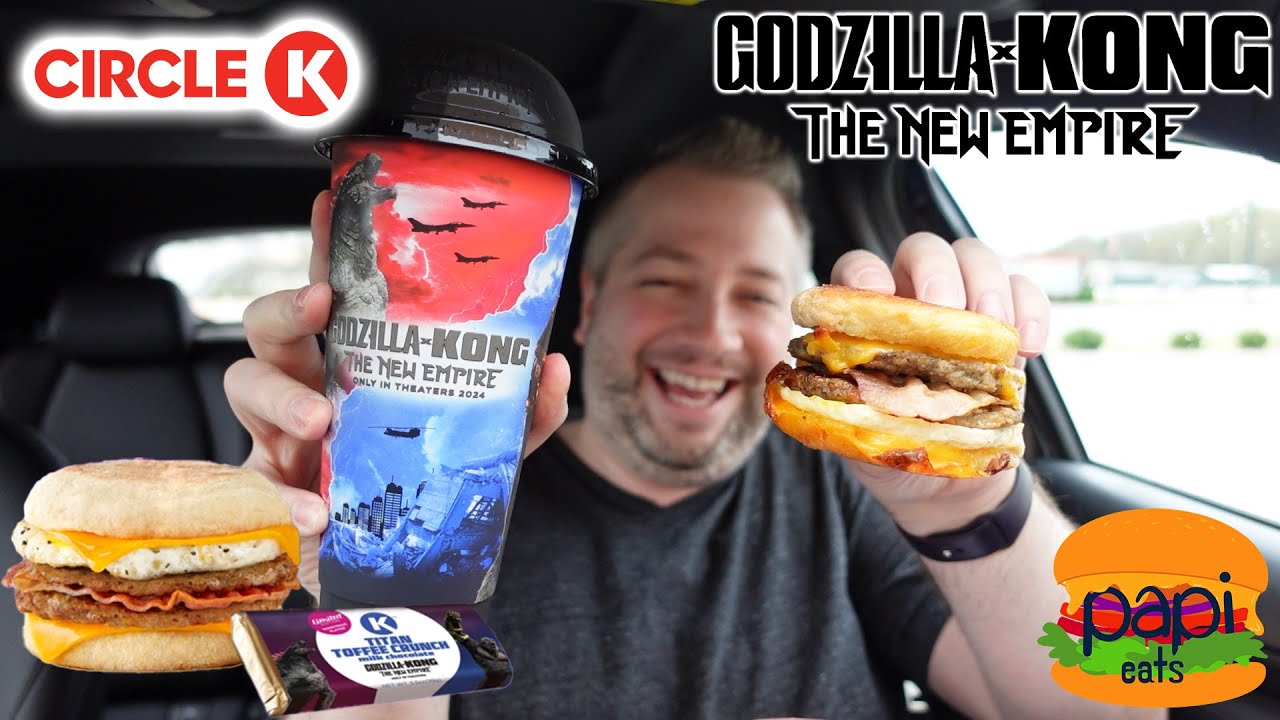 Circle K GODZILLA X KONG TITAN MENU Review - YouTube