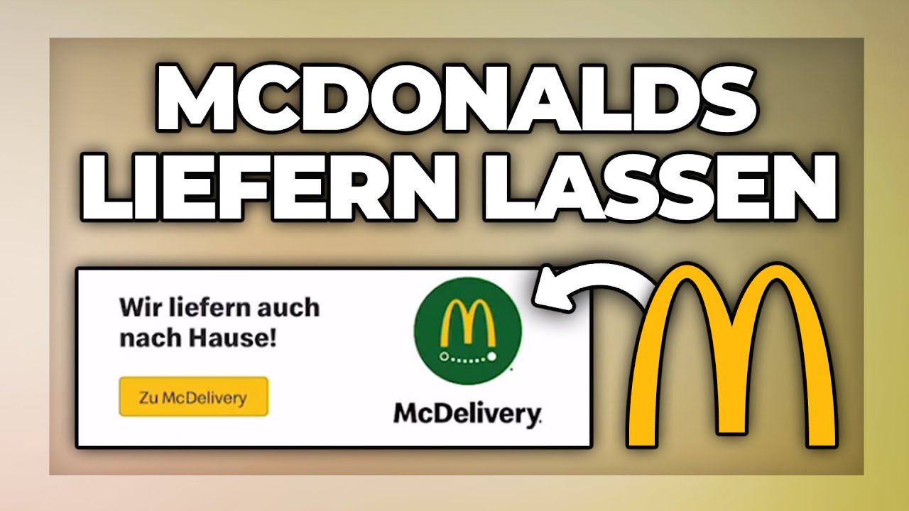 McDonalds liefern lassen - online bestellen mit McDelivery | Tutorial ...